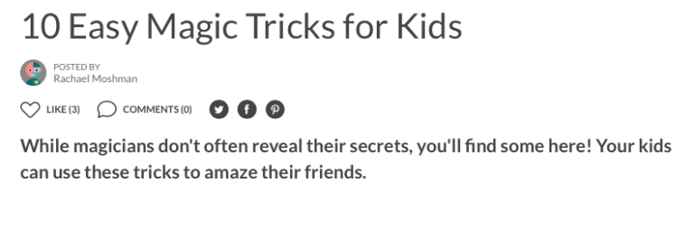 Number 1 Google Ranking – The "Magic Trick" Case Study - itsVicky