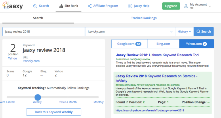 5 Tools to Check Keyword Rankings for a Website - itsVicky